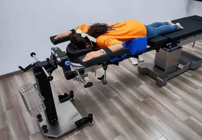 Black Spine Frame Spinal Operation Posture Support Adjustable Height ...