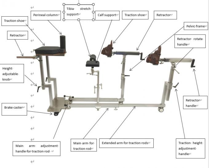Orthopedic Surgeries Stainless Steel Lower Limb Orthopedic Traction Frame